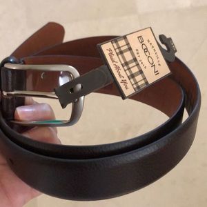 Boconi | Accessories | Boconi Brown All Leather Belt Nwt Size 36 | Poshmark